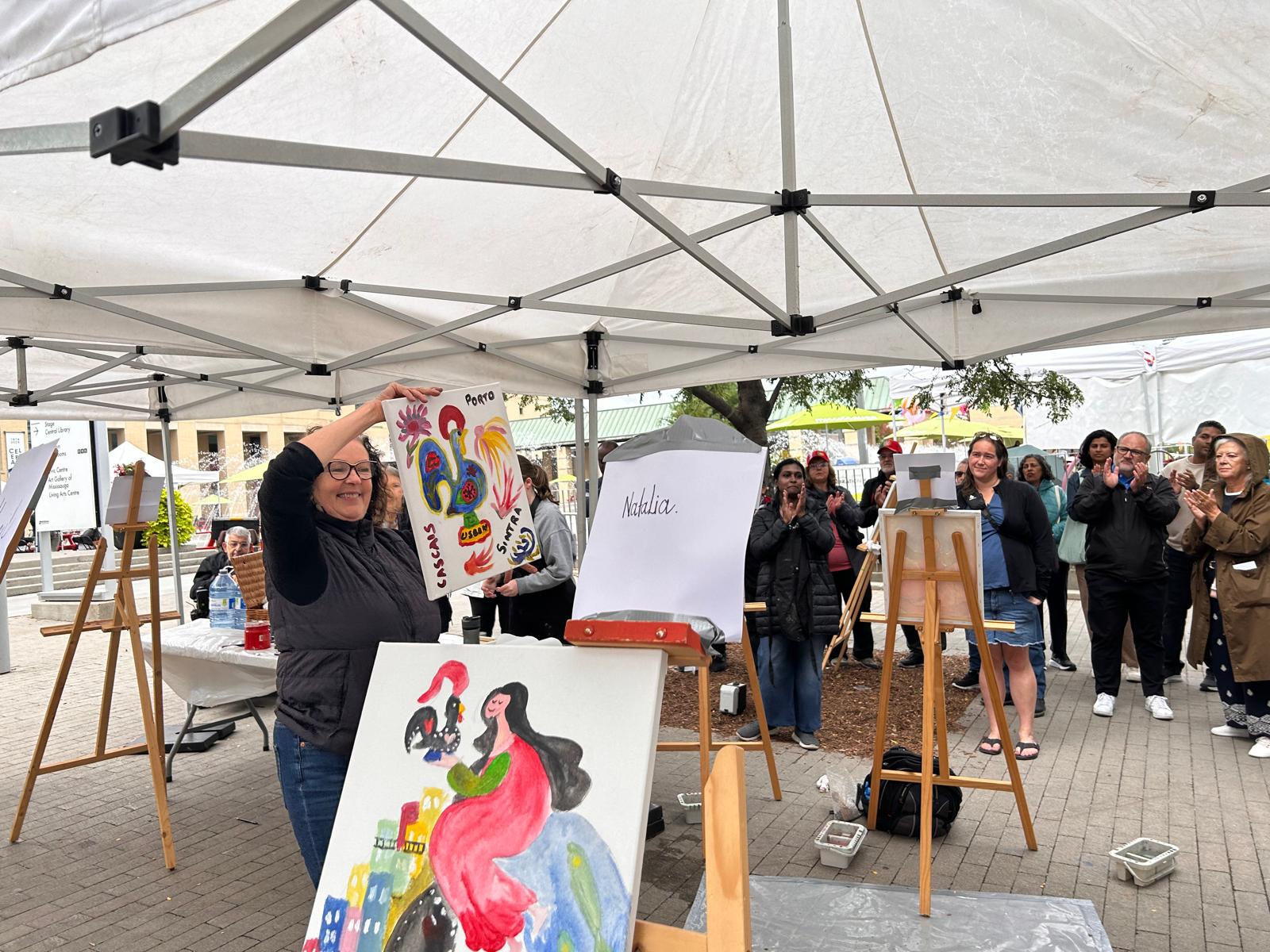 Celebrating the Winners of the First-Ever Live Painting Contest at ...